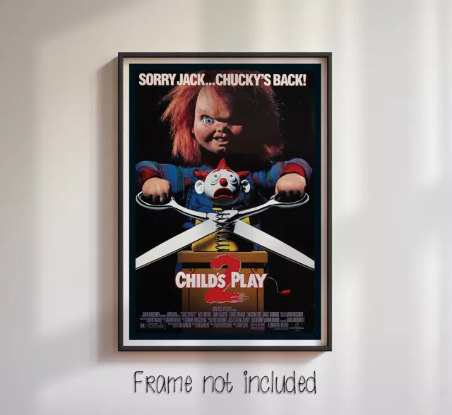 Child'S Play Chucky 2 Fantastic Advertising - High Quality Wall Poster ...