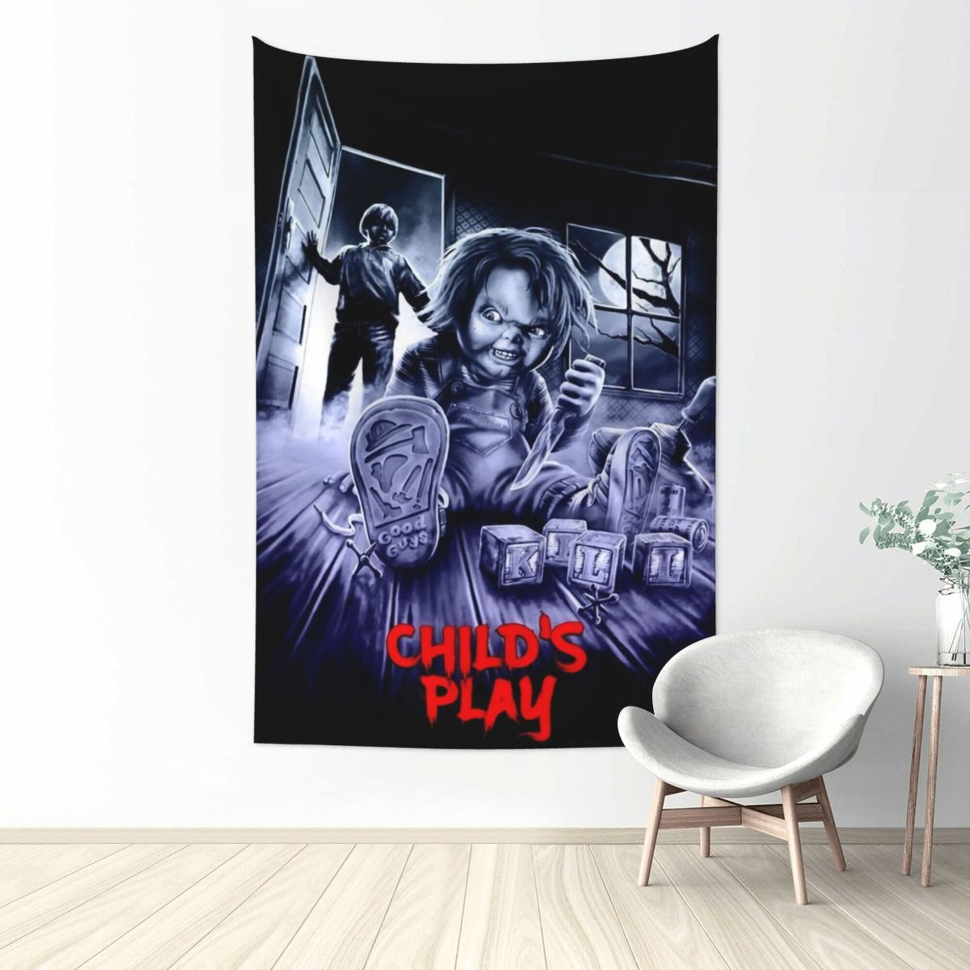Child'S Play Chucky Anima Tapestry Movie Decoration Tapestry Tapestry ...
