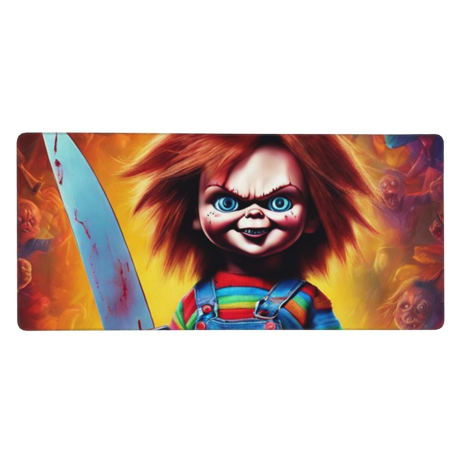 Child'S Play Chucky Mouse Pad Extra Large 16x35.5 Inch Keyboard Mat ...