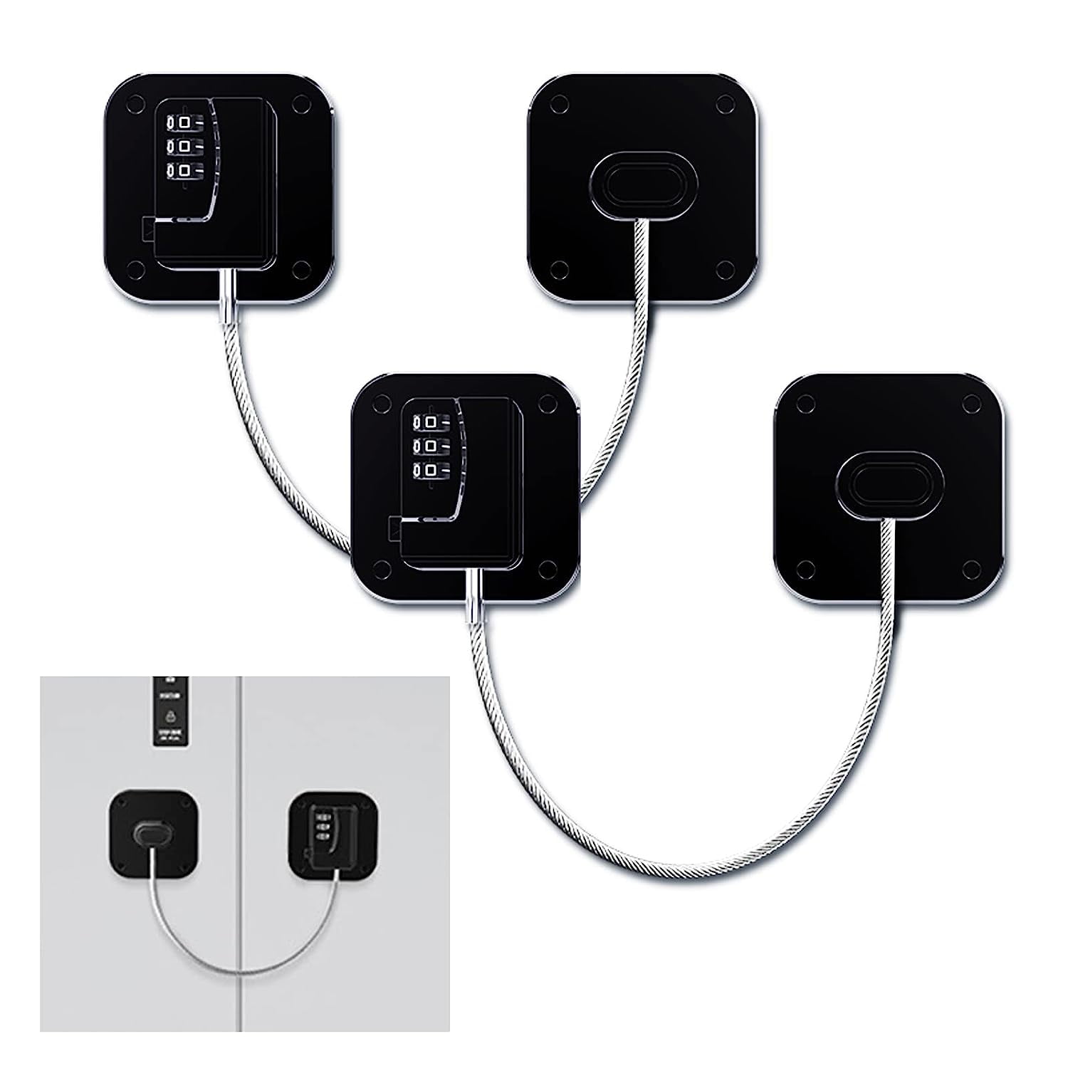 Child Safe Digital Fridge Lock - Password Protected, No Keys Needed ...