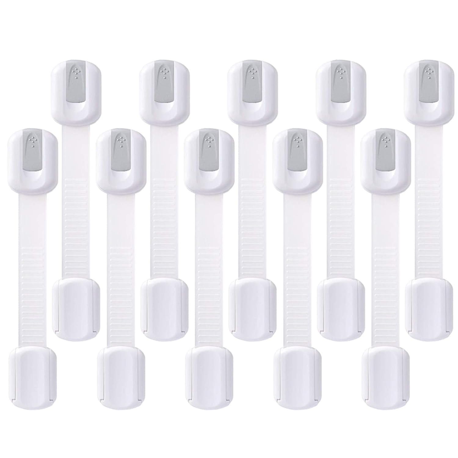 Child Safety Cabinet Locks - (10 Pack) Baby Proofing Latches to Drawer ...