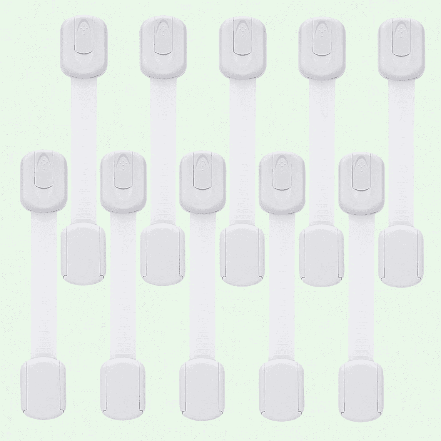 Child Safety Cabinet Locks (10 Pack) - Baby Proofing Latches for Drawer ...