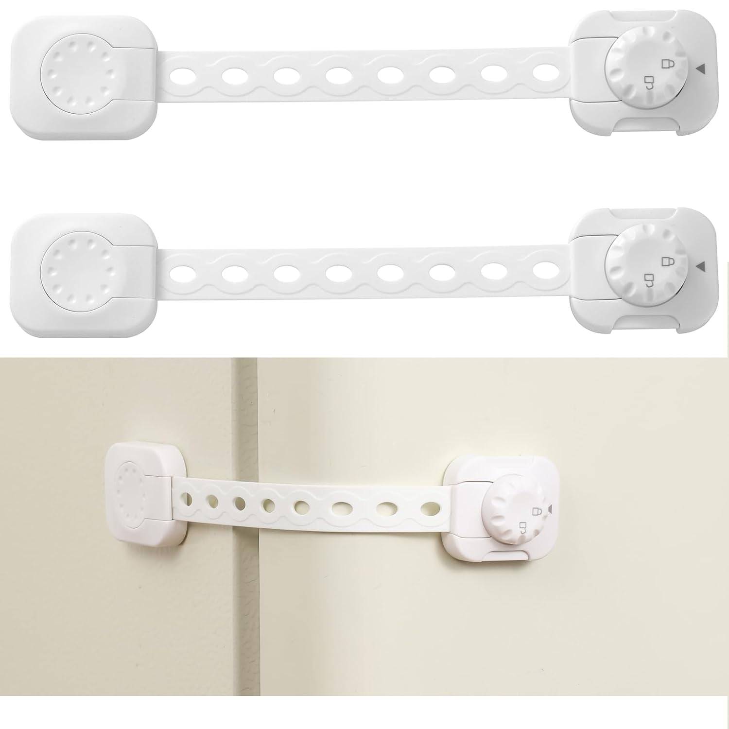Child Safety Cabinet Proofing, Baby Cabinet Locks Adhesive Adjustable ...