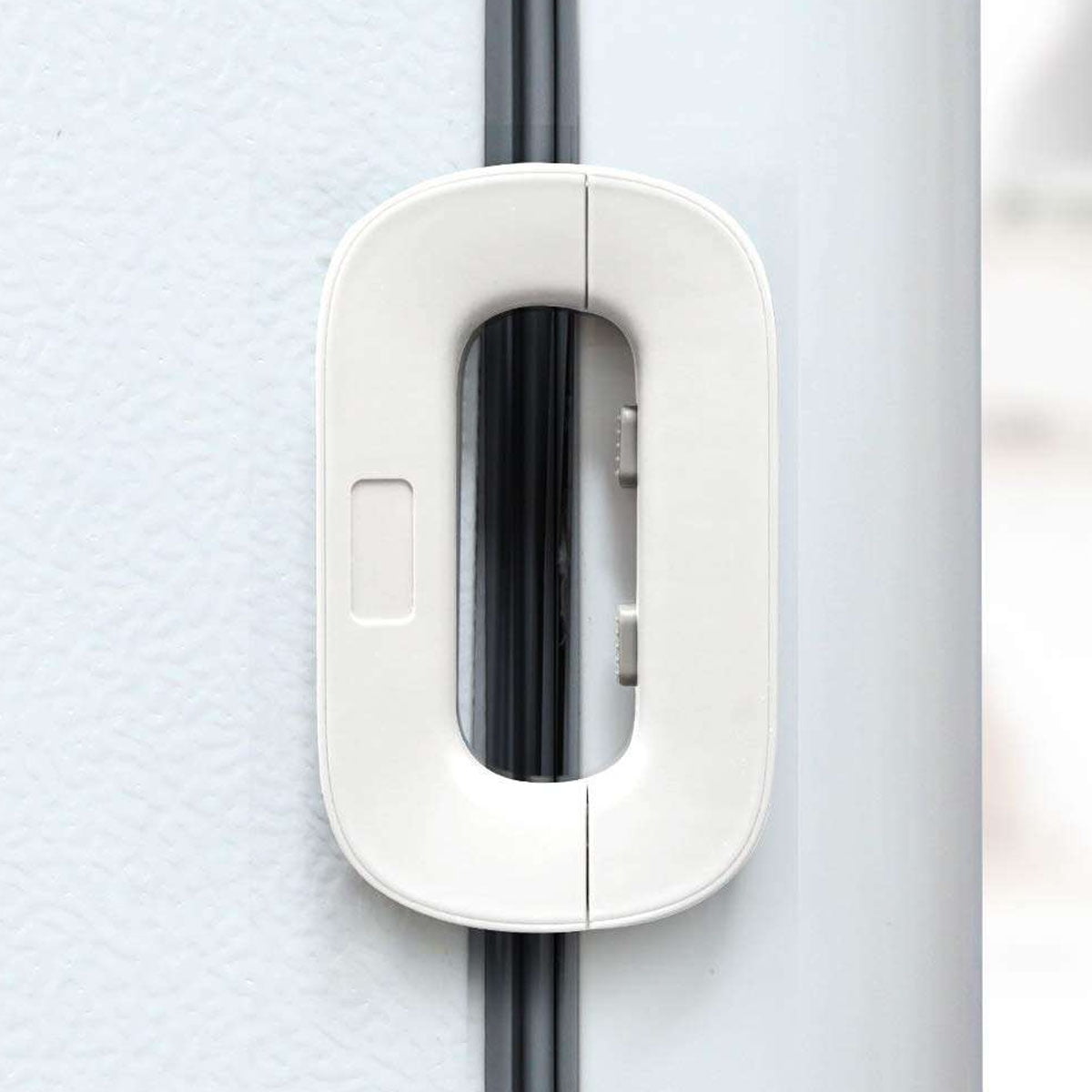 Child Safety Door Locks, 2 Pack White Adhesive Baby Proof Cabinet Locks ...