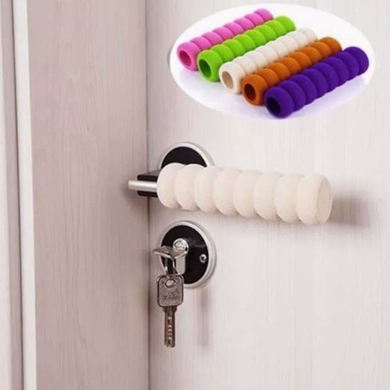 Child Safety Door Wedge Handle Covers - 4 Pack Anti-Collision Pads for ...