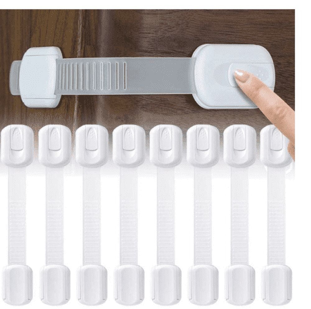 VIVEFOX Baby Locks (12-Pack) Child Safety Cabinet Proofing, Safe Quick ...