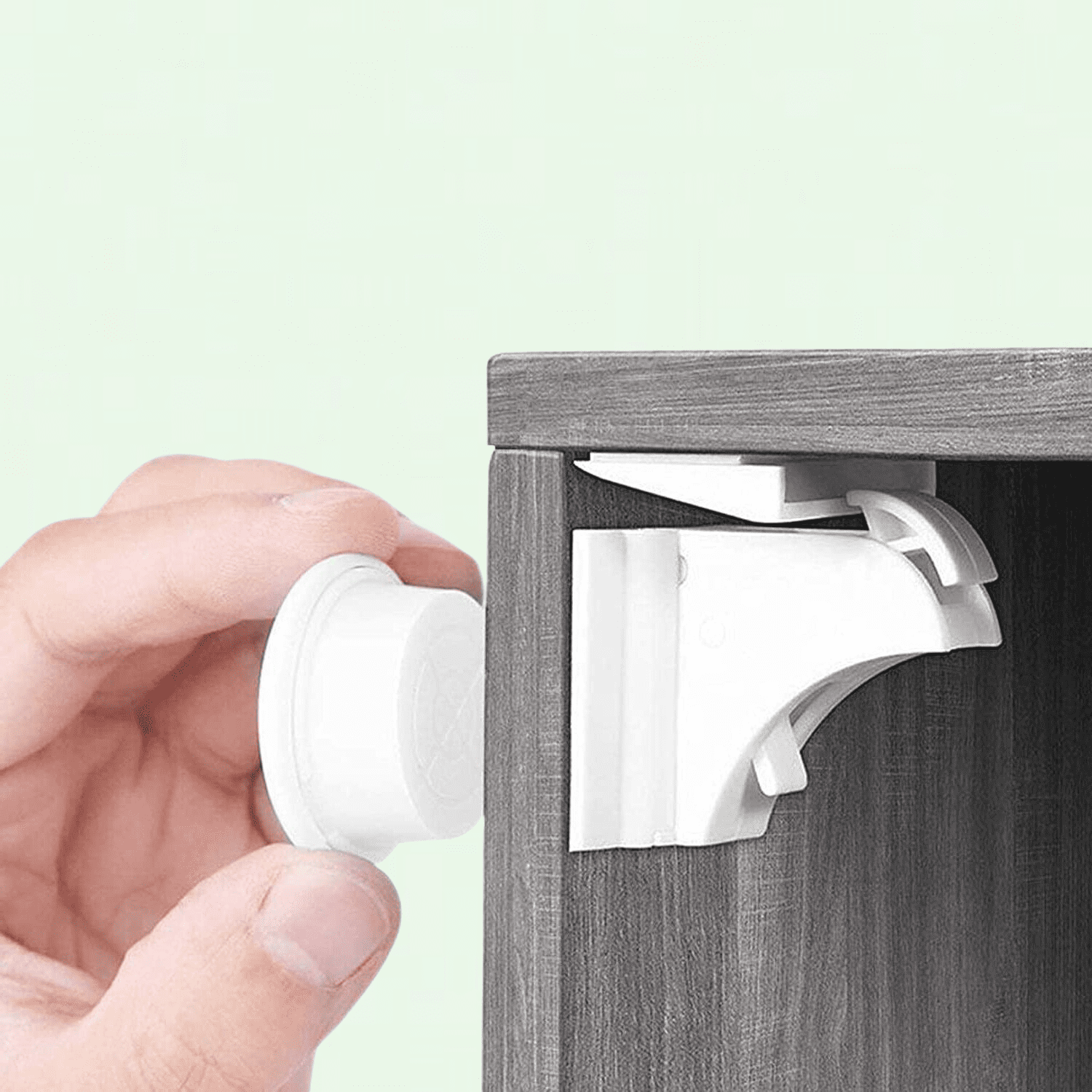 Child Safety Magnetic Cabinet Locks(20 Locks + 3 Keys), No Tools or ...