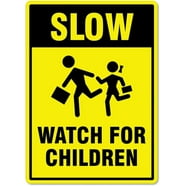 Step2 Kid Alert! Green Safety Notice Sign, 32" Tall Visual Warning ...