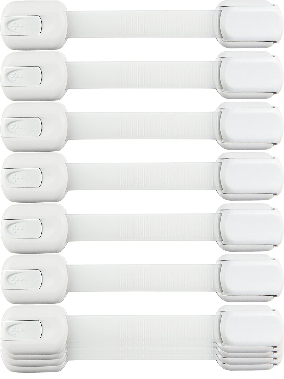 Child Safety Strap Locks (10 Pack) Baby Locks for Cabinets and Drawers ...
