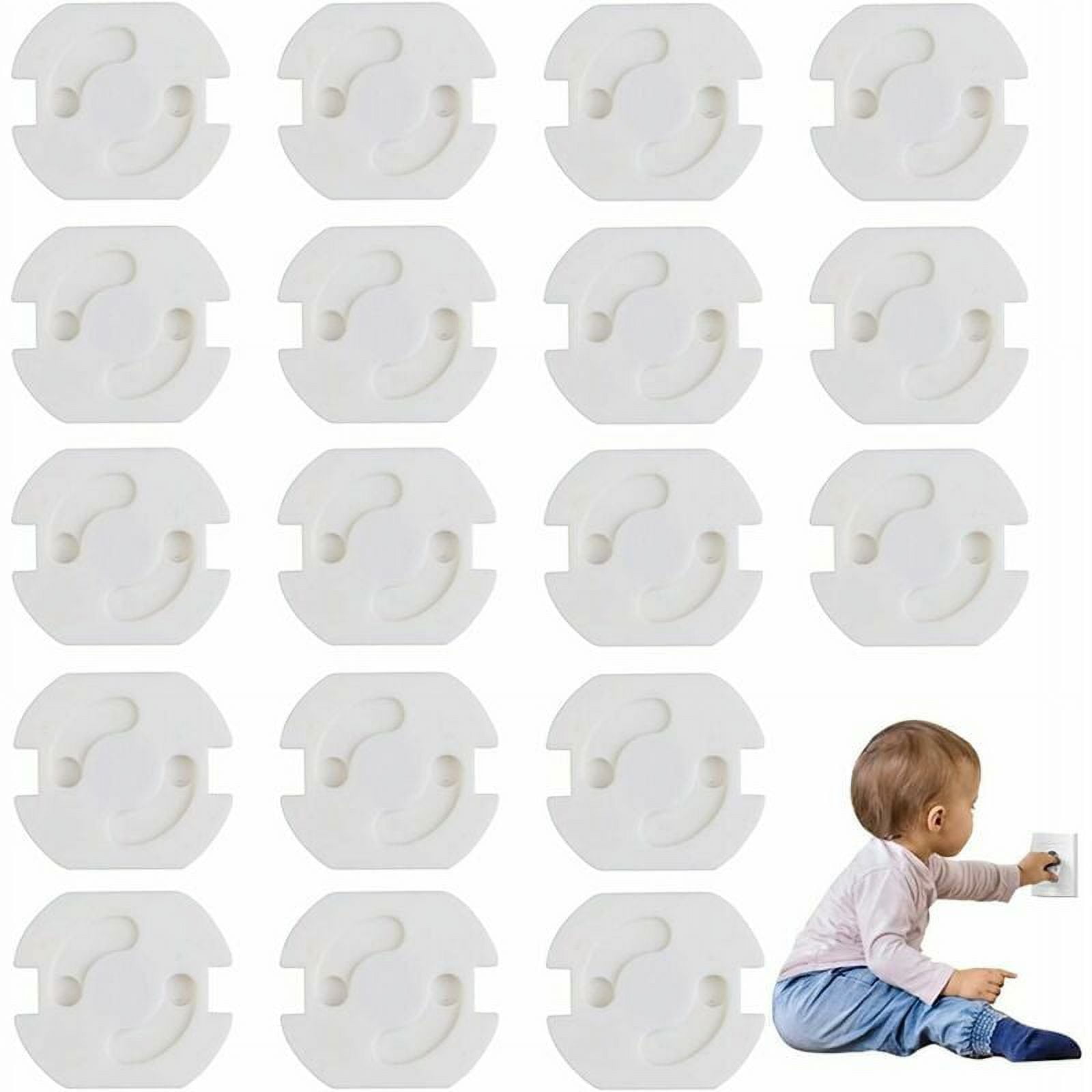 Child Socket Protection, 18 Pieces Baby Socket Cover, Rotating ...
