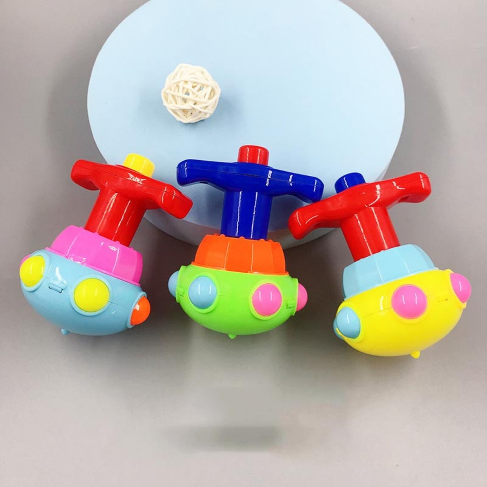 Child Spinning Top Toys, LED Light Up Flashing Music Spinning Tops for ...