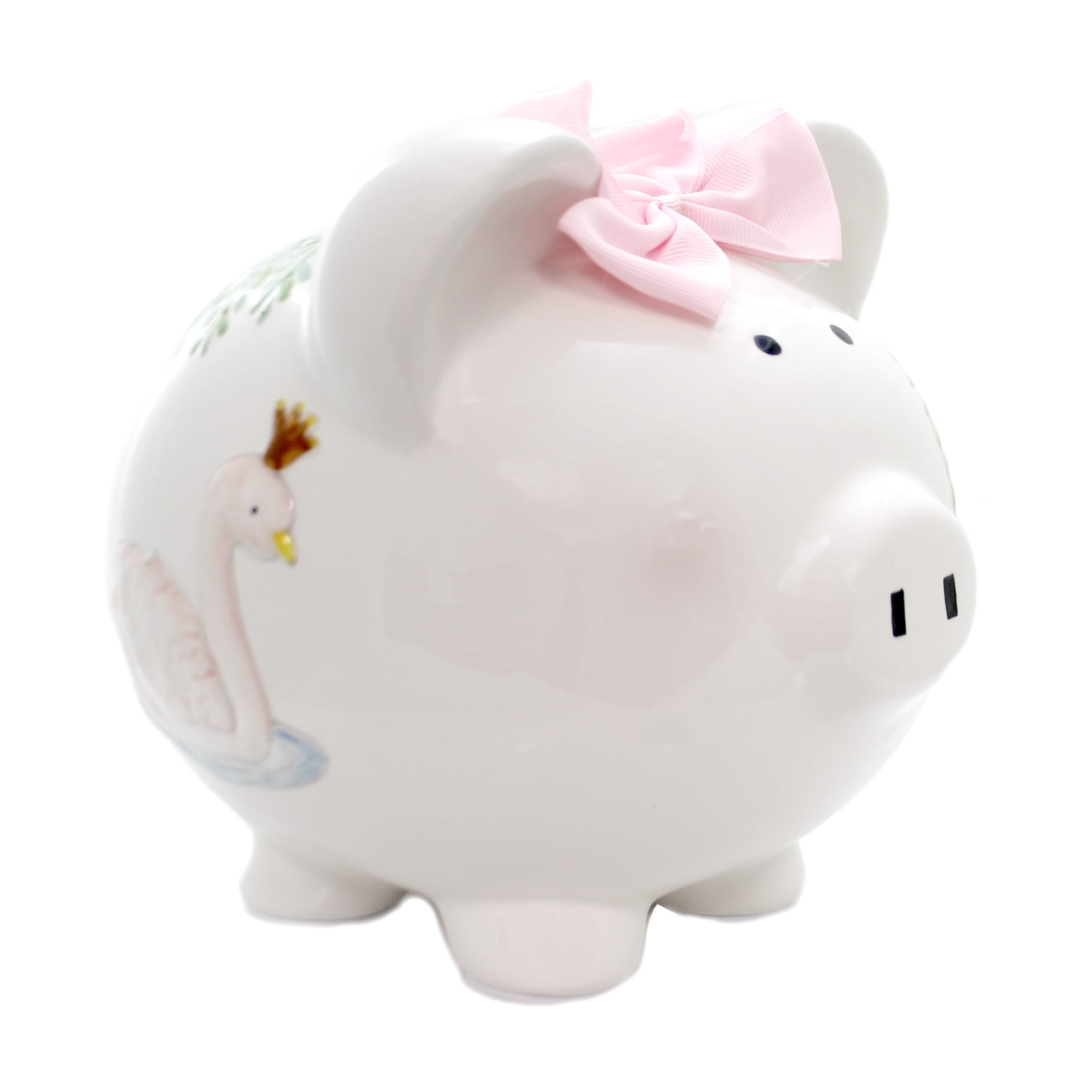 Child To Cherish Serena The Swan Bank - One Piggy Bank 7.5 Inch ...