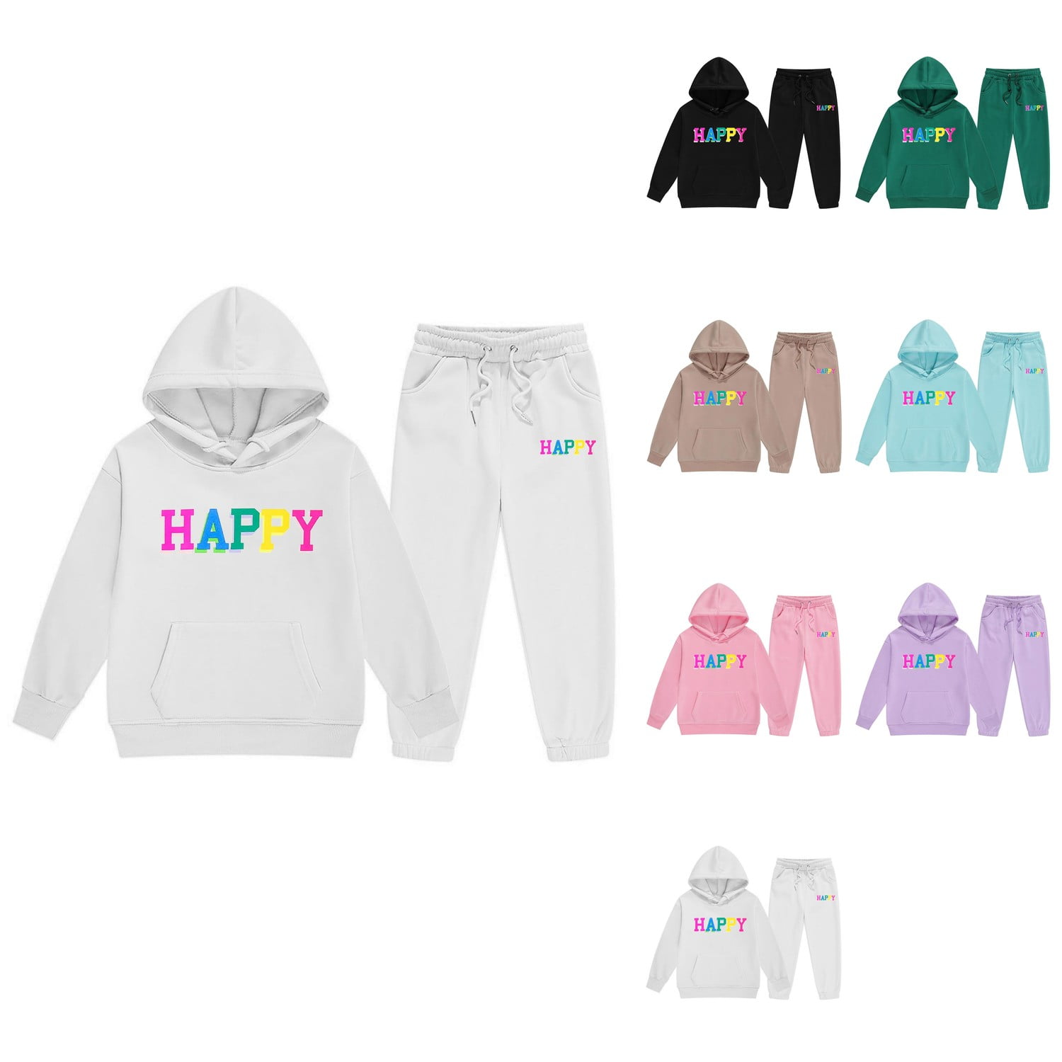 Child Toddler Boys Girls 2 Pieces Sweatsuits Ocean Graphic Pullover ...