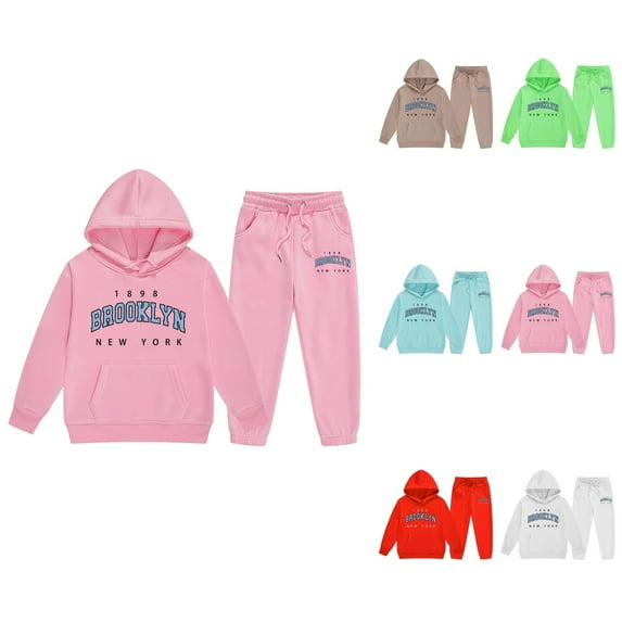 Child Toddler Boys Girls 2 Pieces Sweatsuits Ocean Graphic Pullover ...
