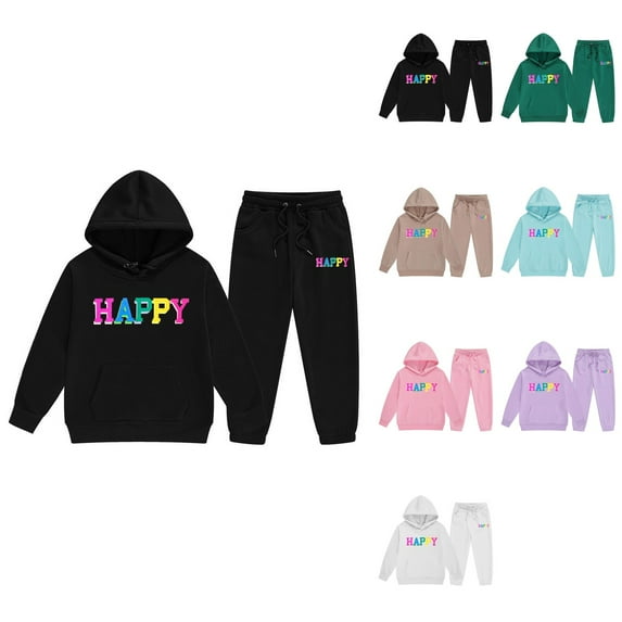 Child Toddler Boys Girls 2 Pieces Sweatsuits Ocean Graphic Pullover ...