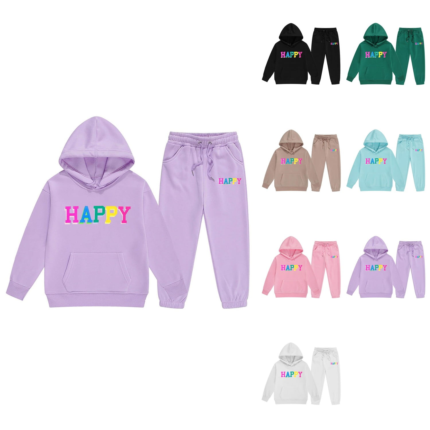 Child Toddler Boys Girls 2 Pieces Sweatsuits Ocean Graphic Pullover ...