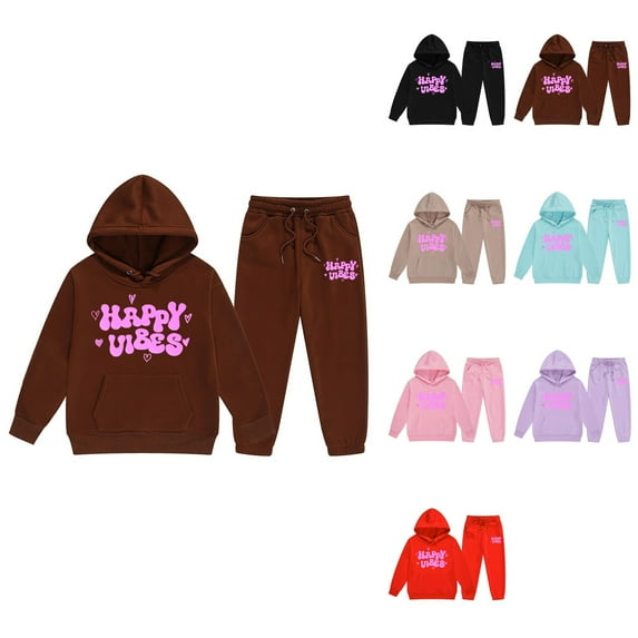 Child Toddler Boys Girls 2 Pieces Sweatsuits Ocean Graphic Pullover ...