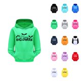 Child Toddler Boys Girls Halloween Long Sleeve Cartoon Prints Warm ...
