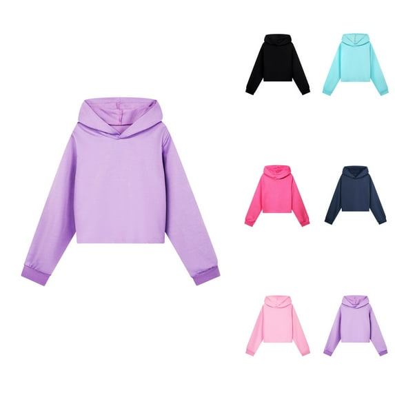 Child Toddler Boys Girls Long Sleeve Prints Warm Hoodie Pullover Tops ...