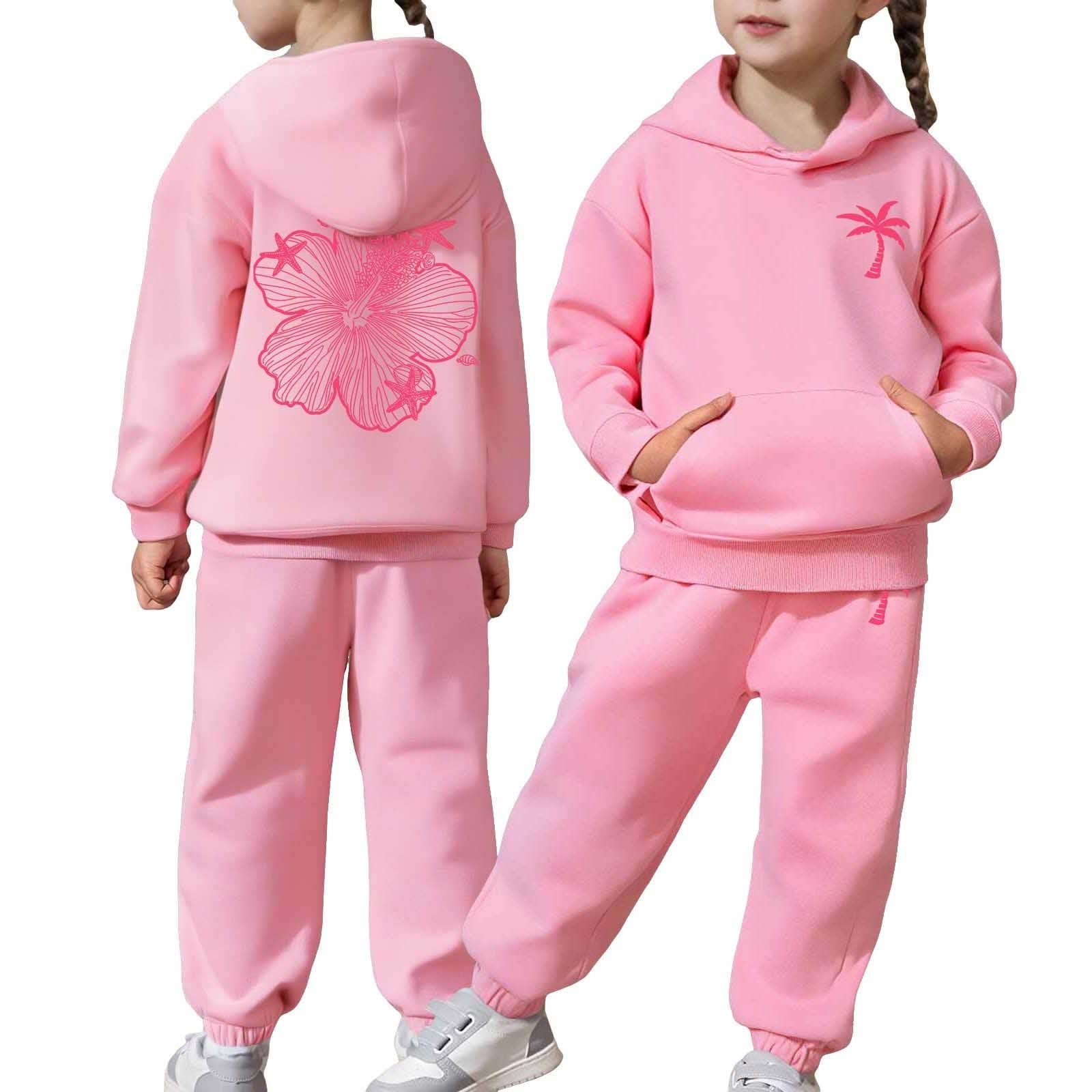 Child Toddler Boys Girls Long Sleeve Solid Warm Hoodie Pullover Tops ...