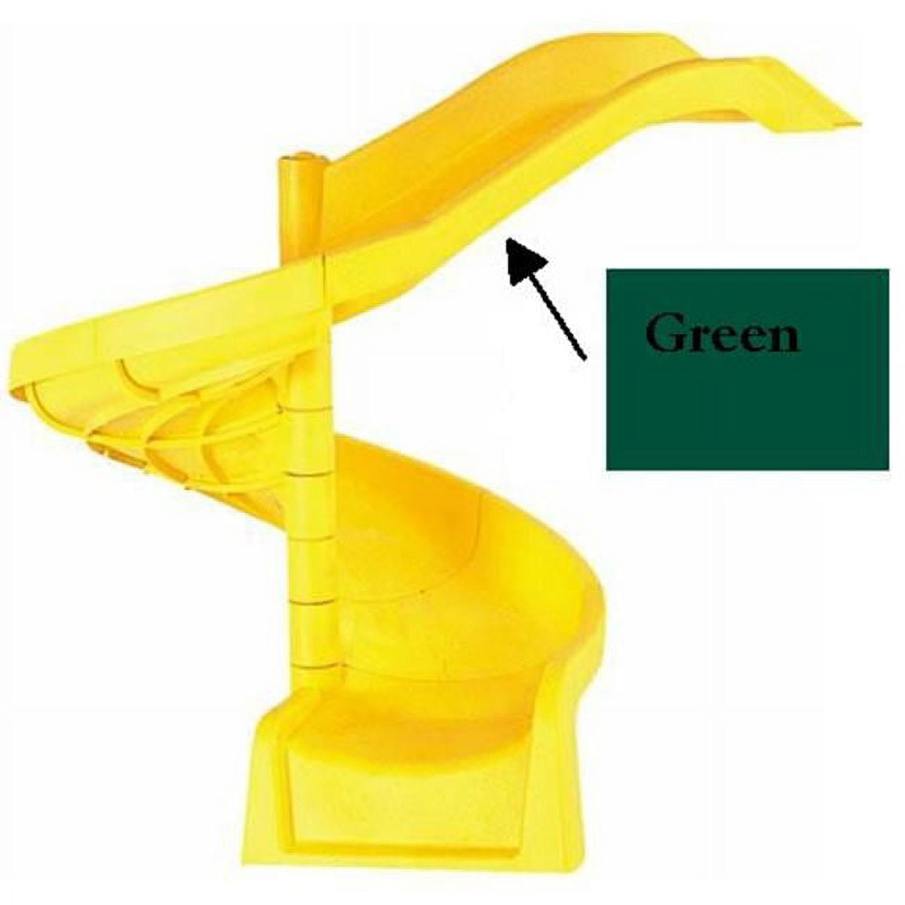 Child Works Sp-60 Spiral Slide - Green - Walmart.com