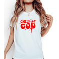 Child of God Graphic Tees Womans Print T shirt Shirts White Black Size ...