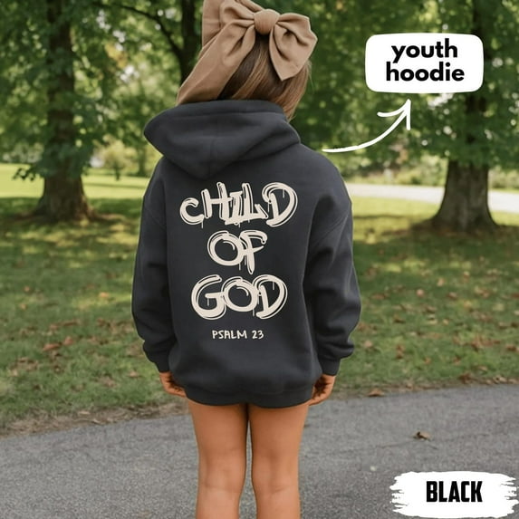 Child of God Youth Hoodie, Corinthians Psalm Toddler Sweater, Celestial ...