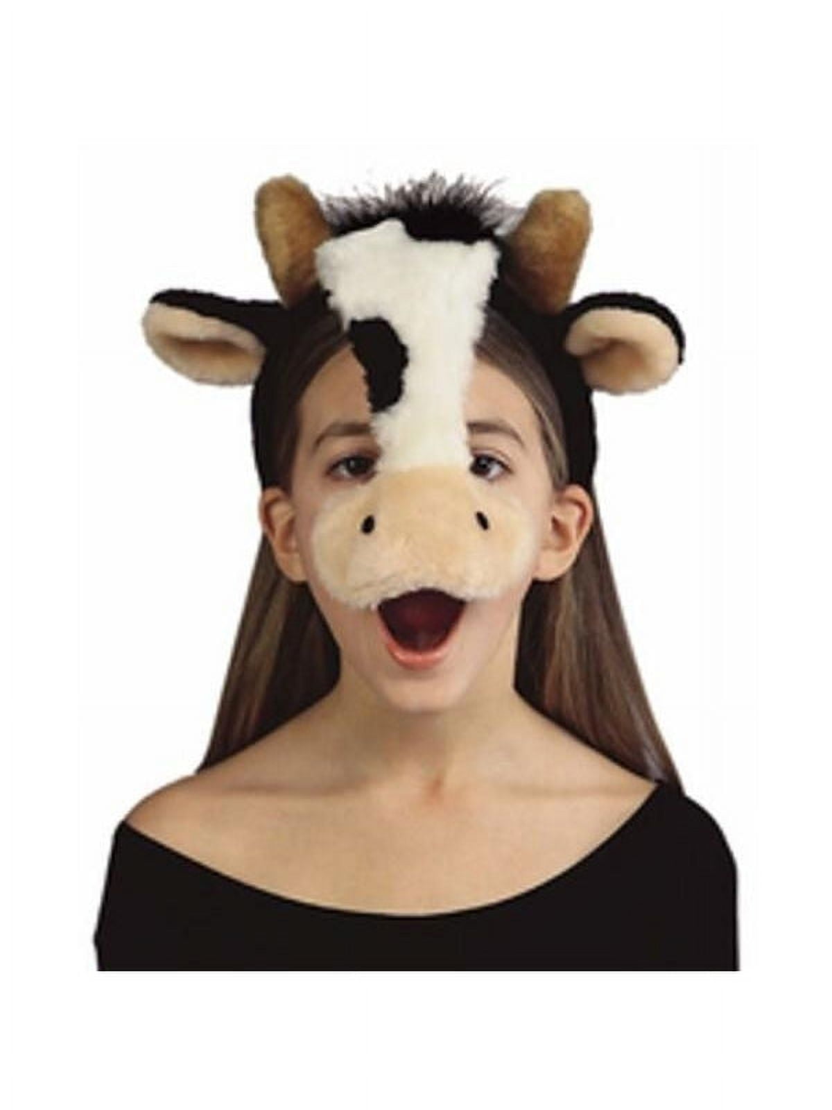 Child's Cow Plush Animal Headpiece - Walmart.com