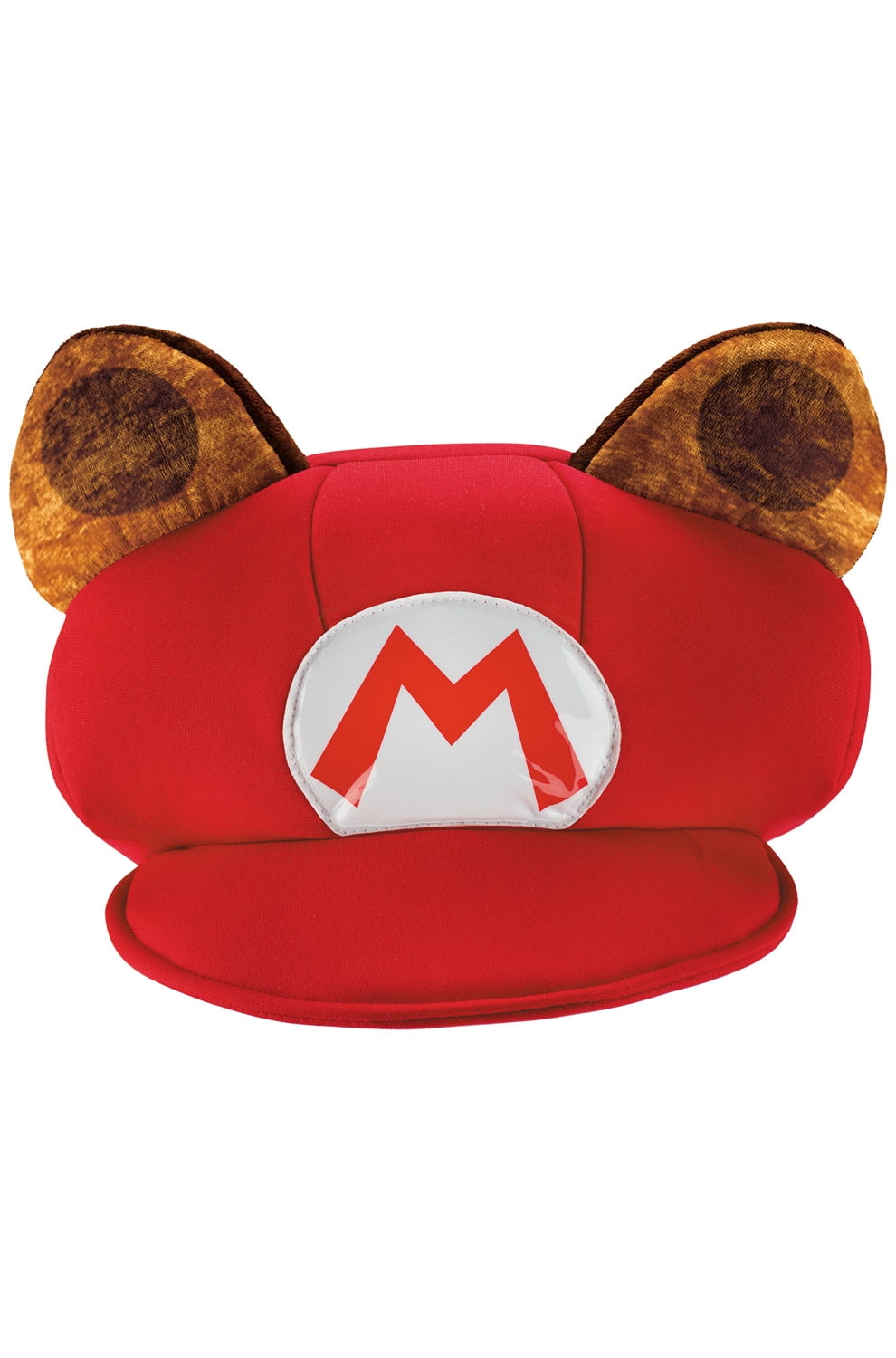 Child's Nintendo Mario Red Hat With Brown Raccoon Ears Costume ...