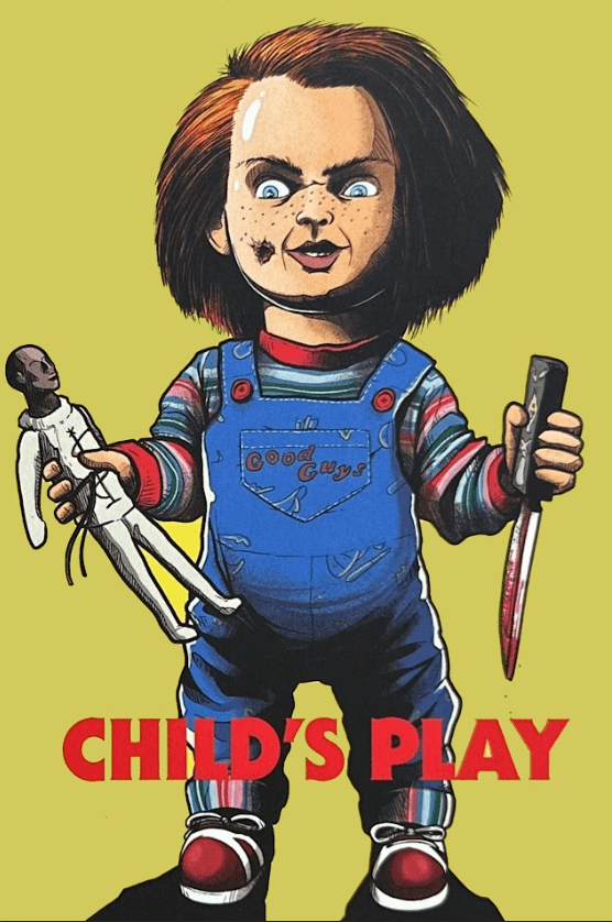 Child's Play 1988 Movie Poster 24x36 - Chucky Doll, Horror Classic ...
