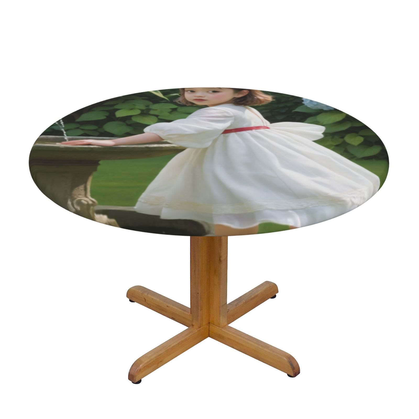 Child's Play: A Serene Garden Scene For The Home Deluxe Elastic Edged ...