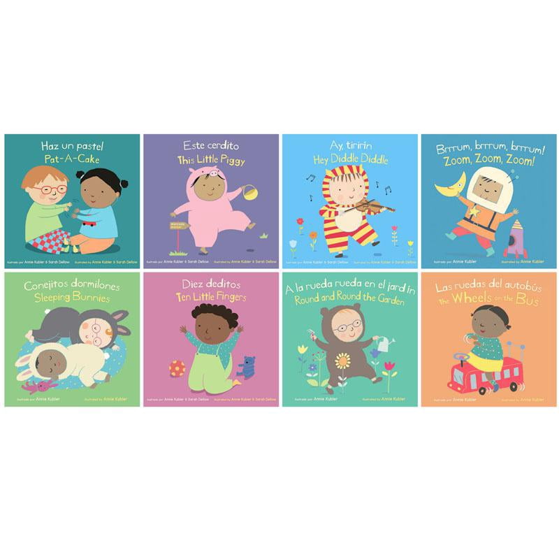 Child's Play Books Bilingual Baby Rhyme Time Books, Set of 8 - Walmart.com