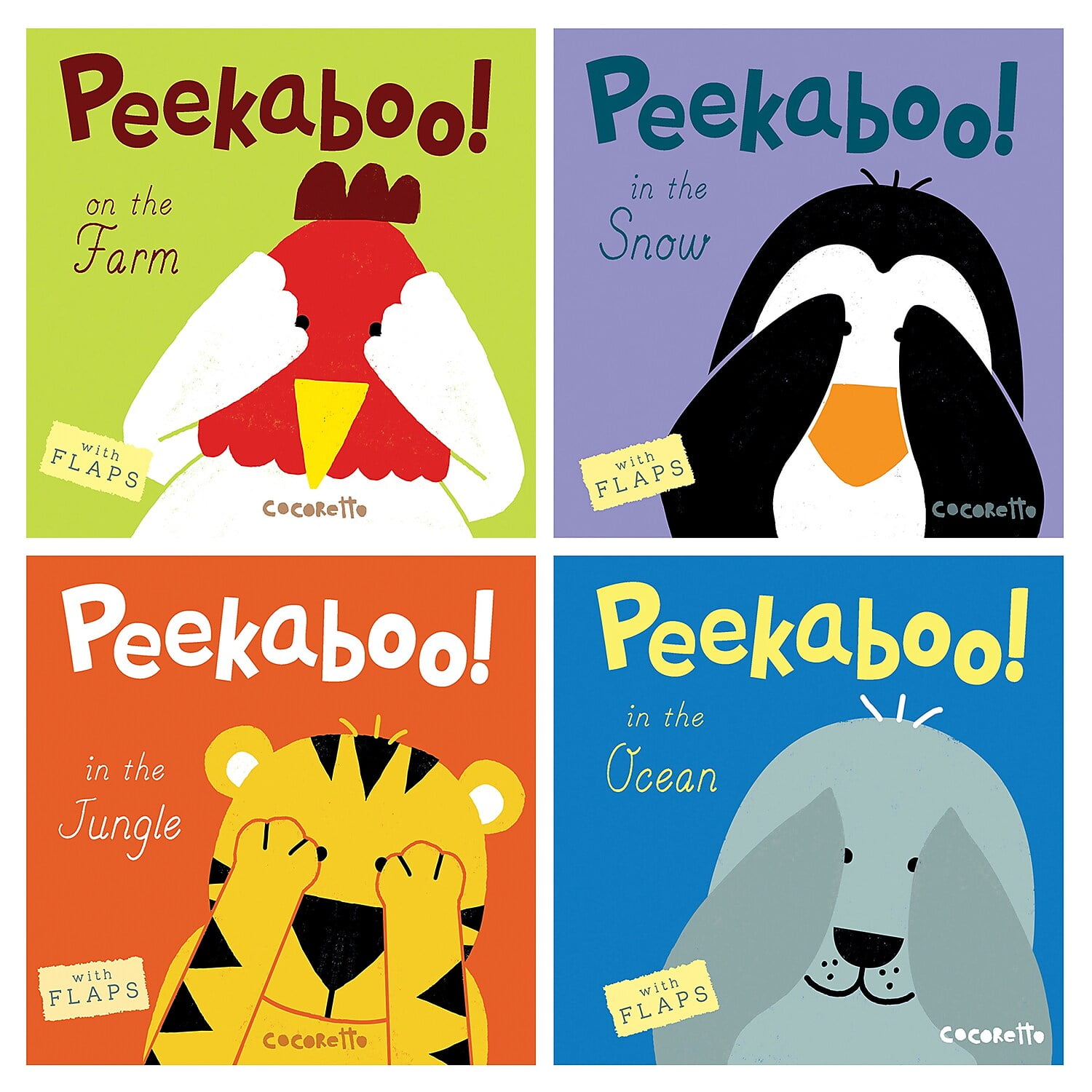Child's Play Peekaboo! Set of 4 Board Books (CPYPEEKABOOSET) - Walmart.com