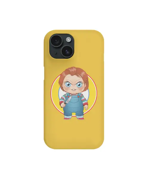 Child's Play Chibi Chucky Cute Horror Phone Case for iPhone 16 15 14 13 ...