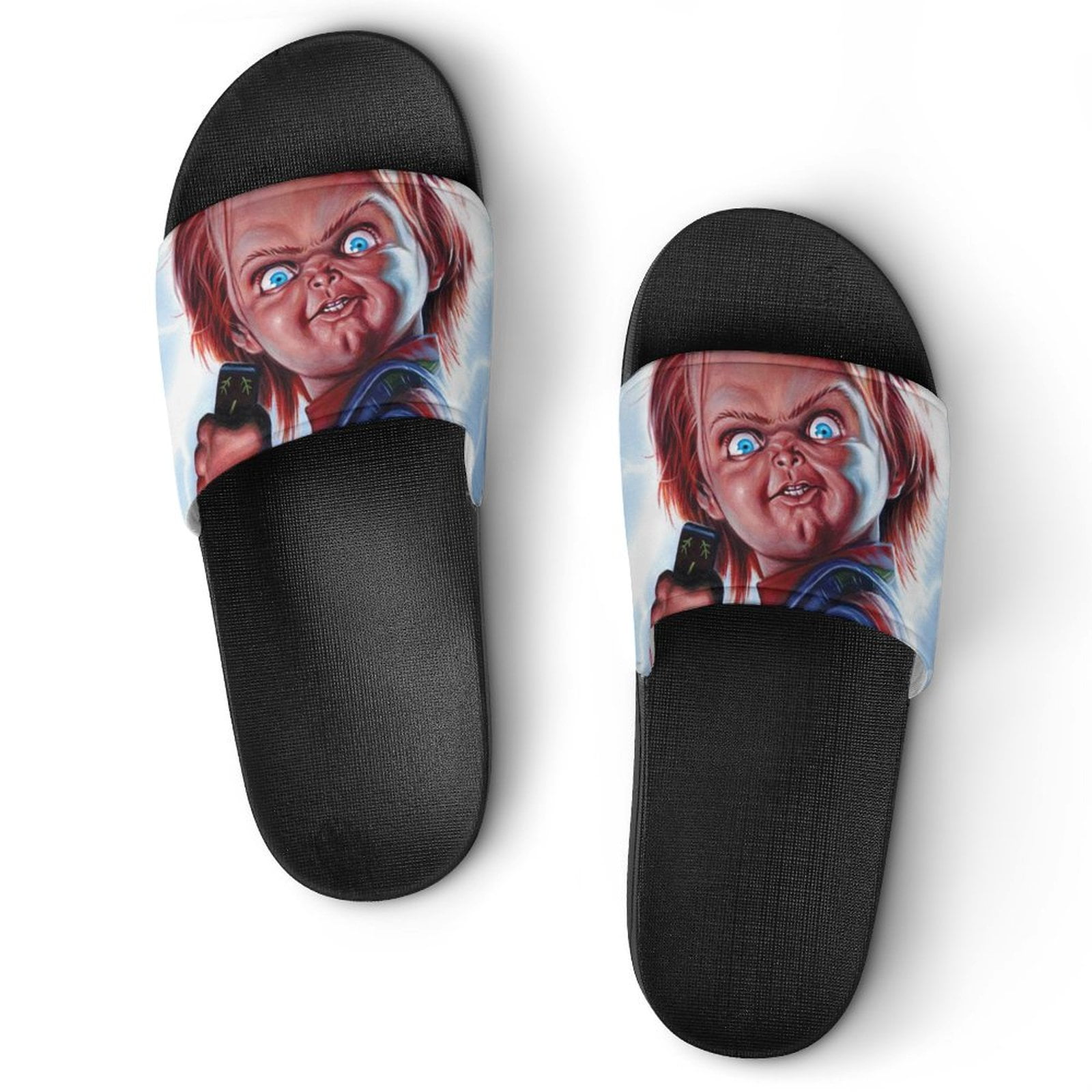 Child's Play Chucky Home Slippers Non Slip Bathroom Open Toe Shoes ...