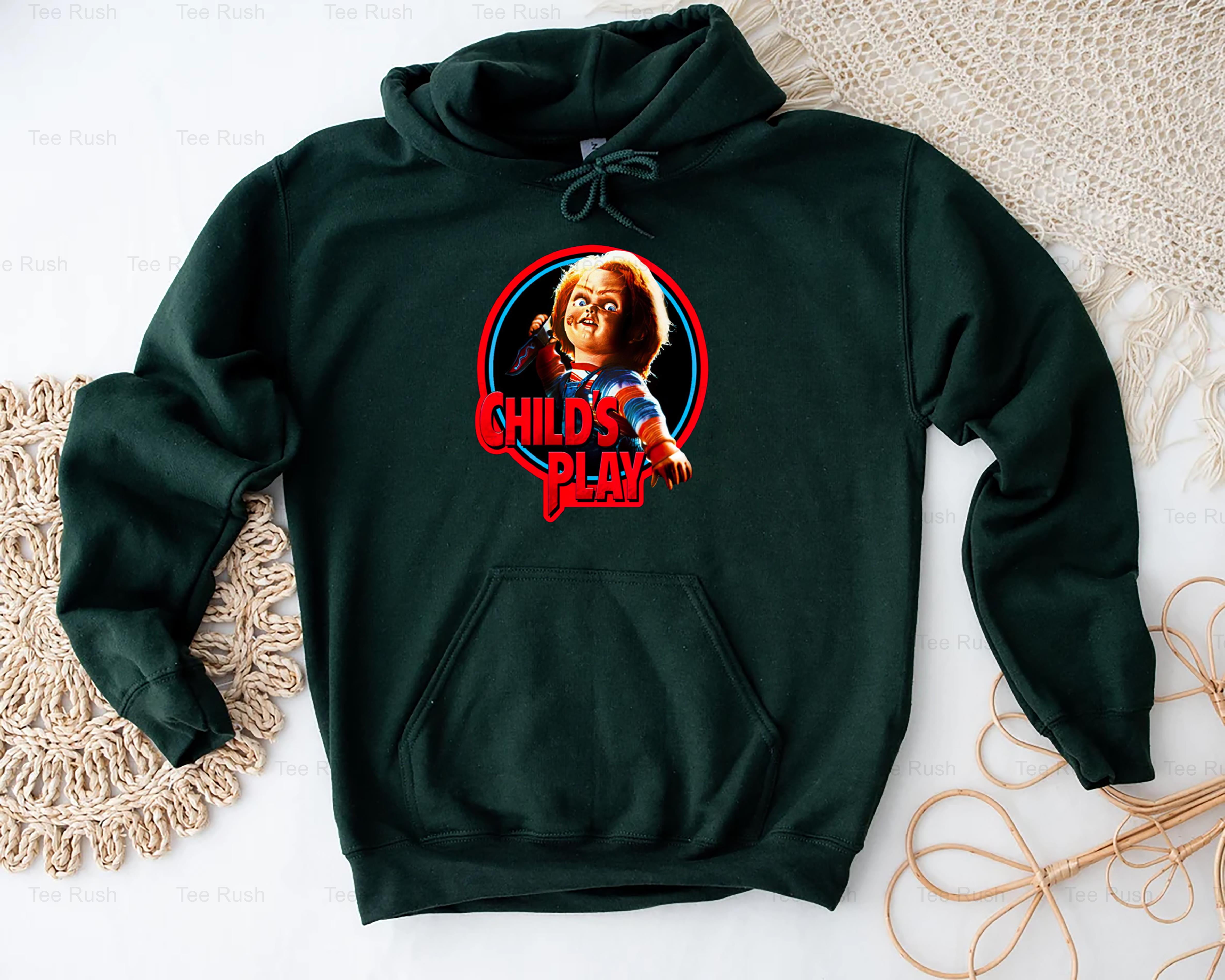 Child's Play Chucky Horror Movie Slasher Doll Killer Friends,T-Shirt ...