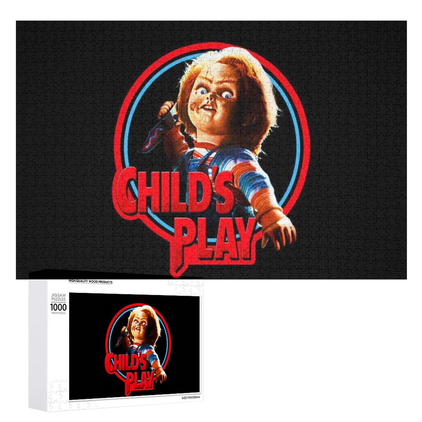 Child's Play Chucky Jigsaw Puzzles 1000 Pieces Cartoons Puzzle Cartoon ...