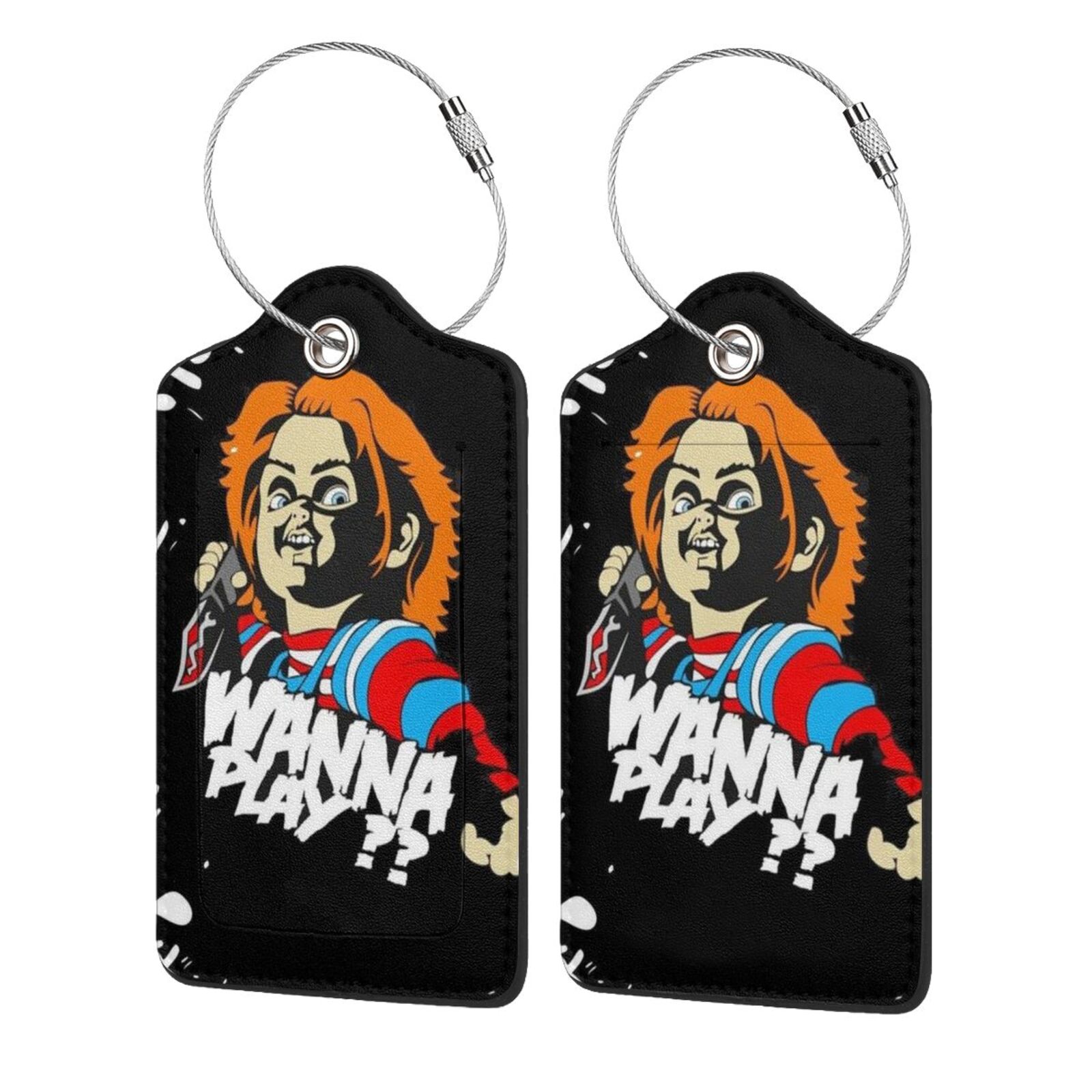Child's Play Chucky Luggage Tags for Suitcases Travel ID Identification ...