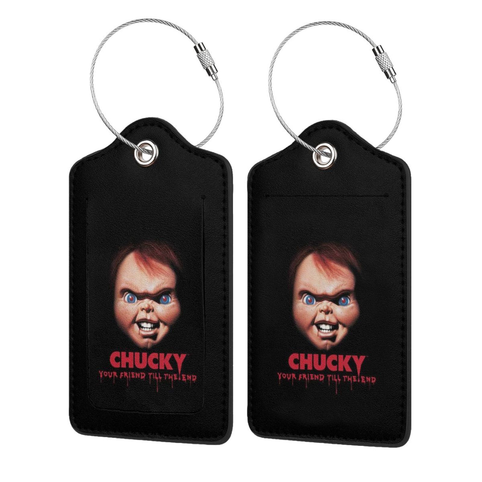 Child's Play Chucky Luggage Tags for Suitcases Travel ID Identification ...