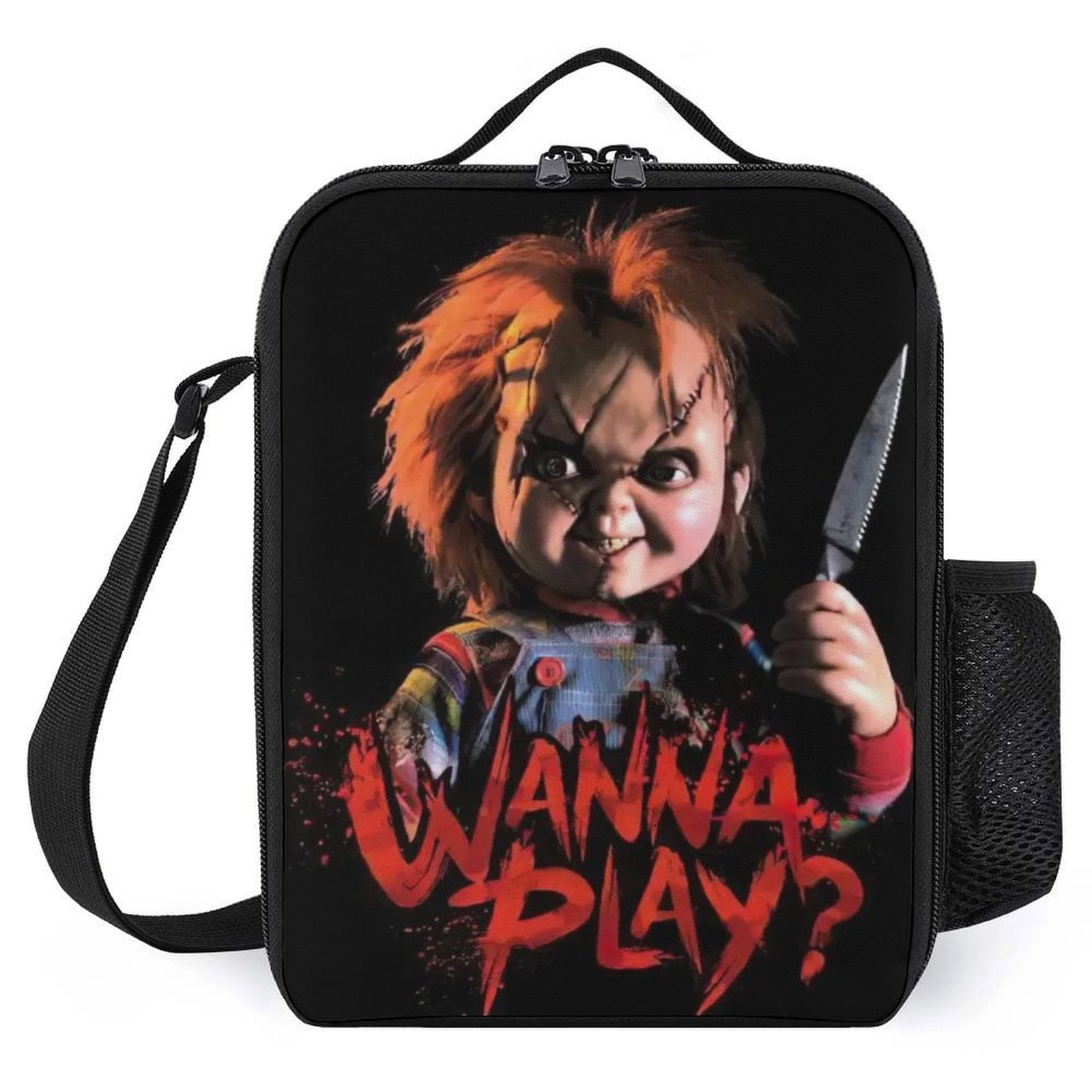 Child's Play Chucky Lunch Bags Shoulder Bag Reusable Lunch-Box Portable ...