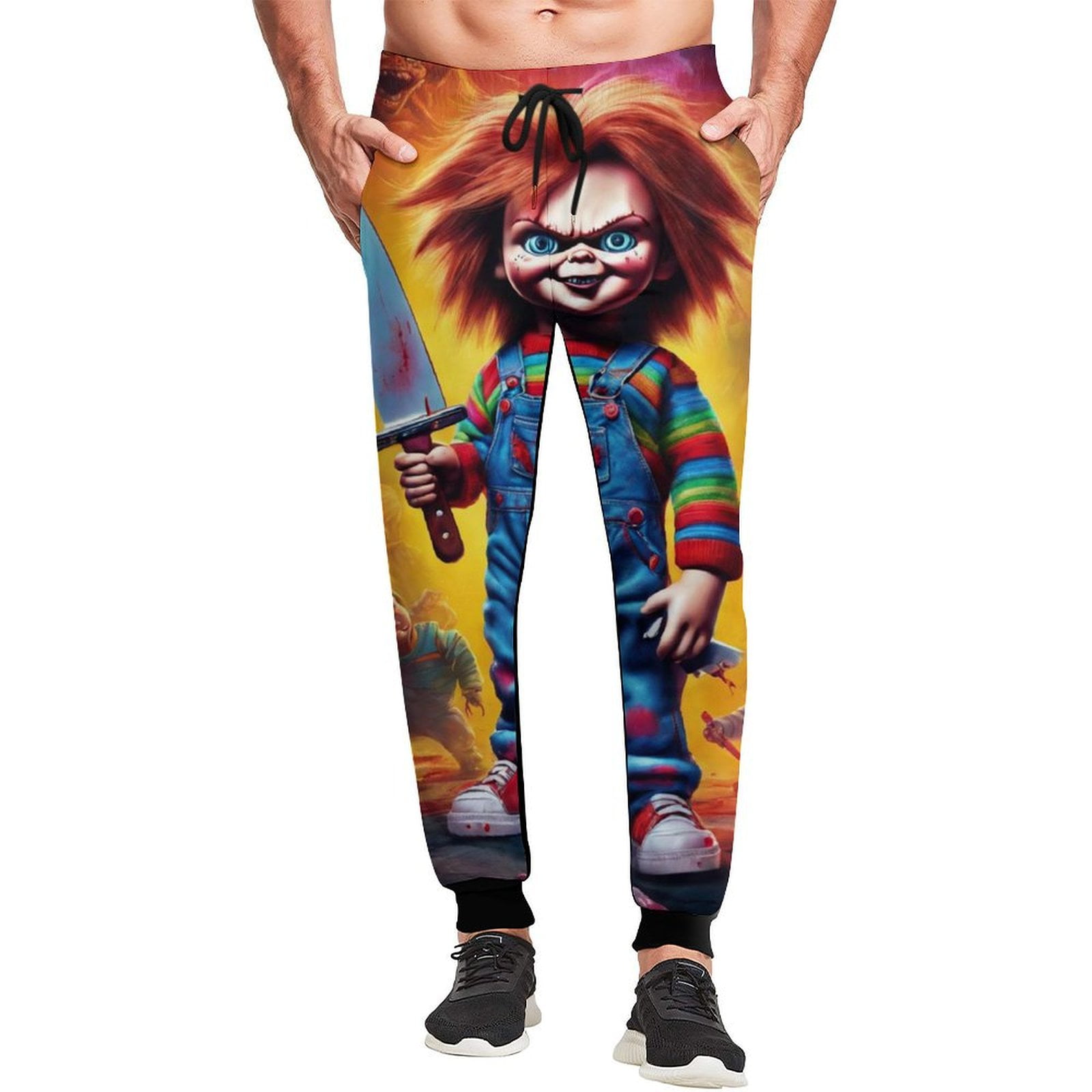 Child's Play Chucky Mens Sweatpants Casual Jogger Pants Elastic ...