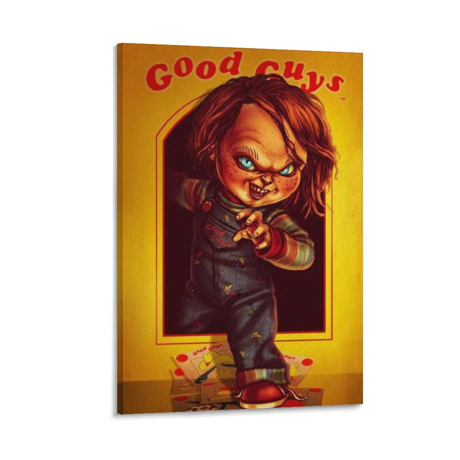 Child's Play Chucky Paintings, 12x18inch Single Hanging Painting Home ...