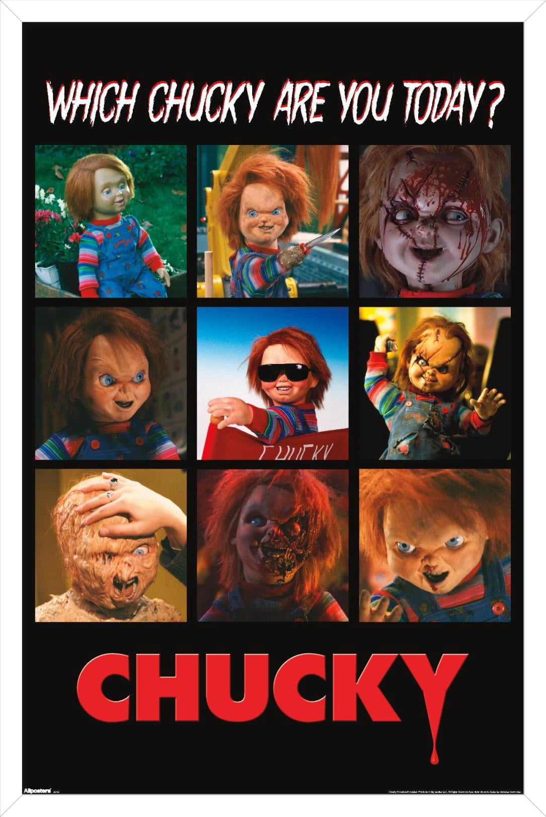 Child's Play - Which Chucky Are You Today Wall Poster, 14.725" x 22.375 ...