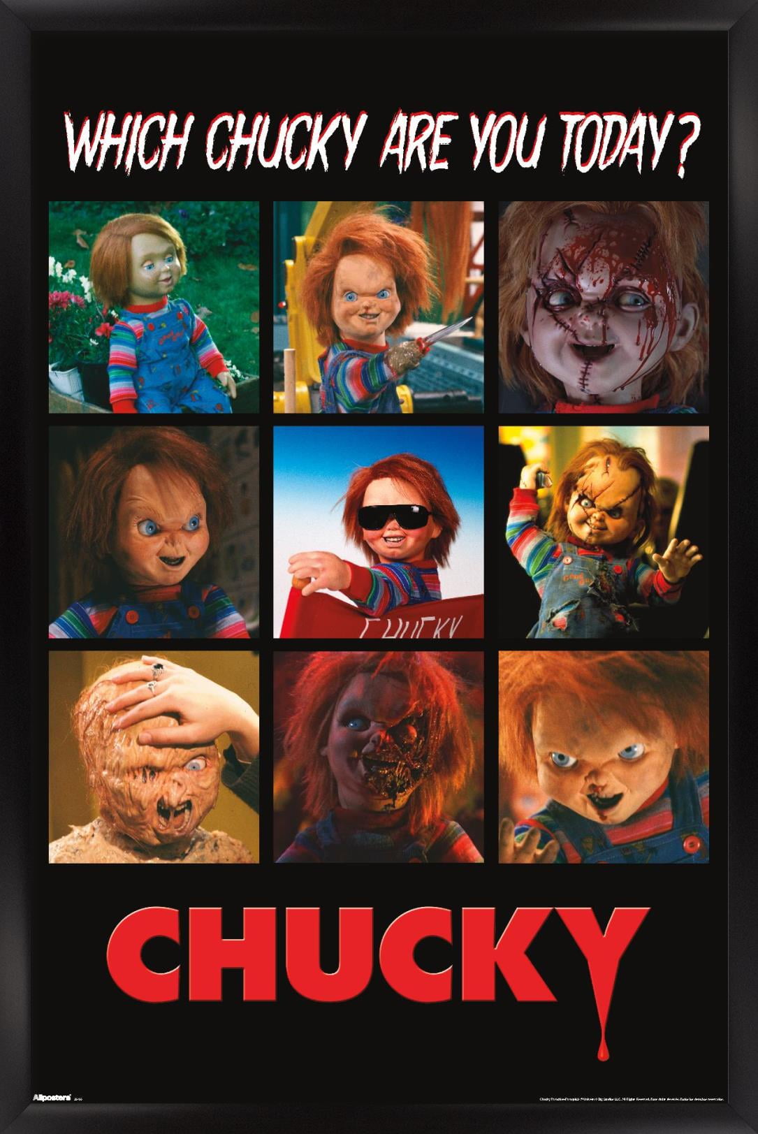Child's Play - Which Chucky Are You Today Wall Poster, 22.375" x 34 ...
