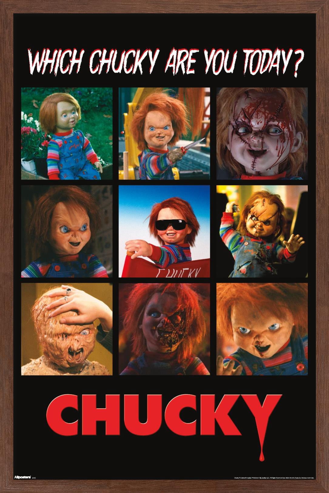 Child's Play - Which Chucky Are You Today Wall Poster, 22.375" x 34 ...