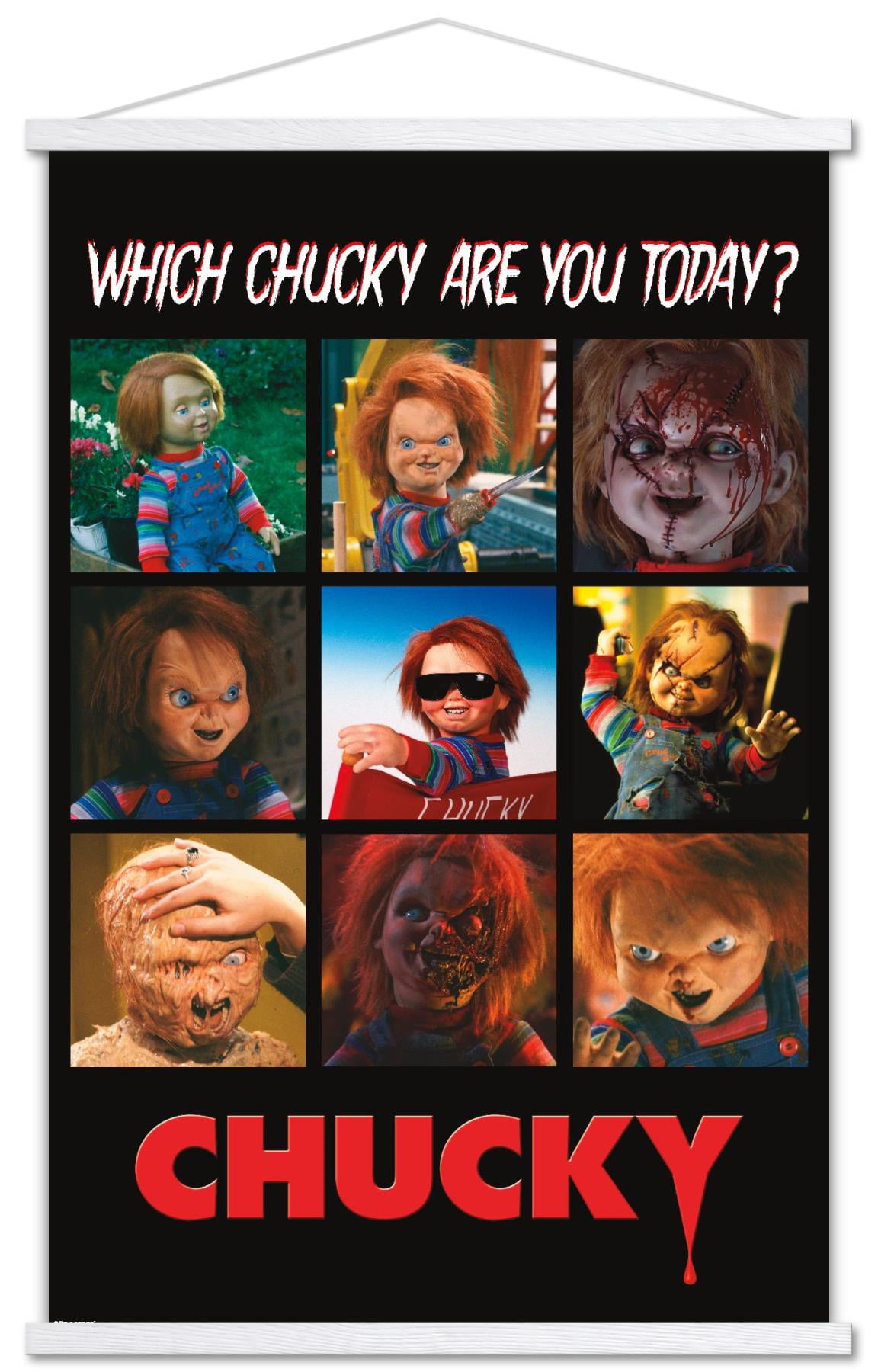 Child's Play - Which Chucky Are You Today Wall Poster with Magnetic ...