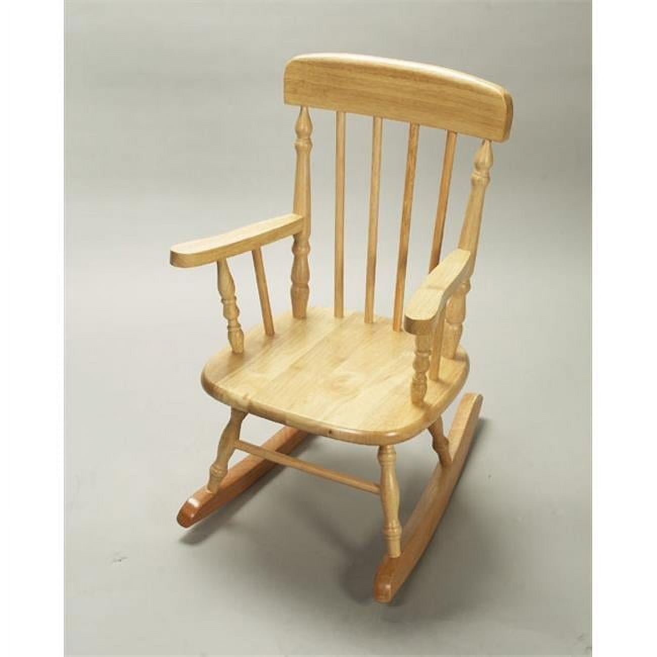 Child s Spindle Rocking Chair Natural - Walmart.com