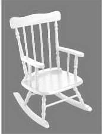 Child's Spindle Rocking Chair White - Walmart.com