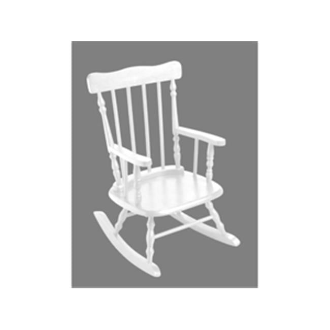 Child's Spindle Rocking Chair White - Walmart.com