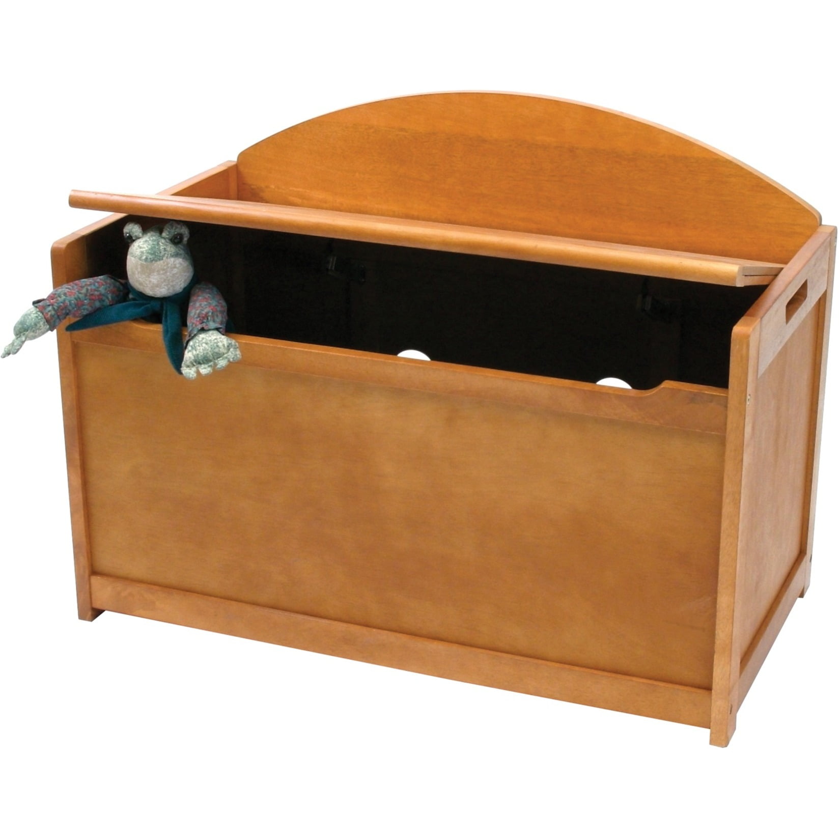 Child's Toy Chest, Pecan Finish - Walmart.com